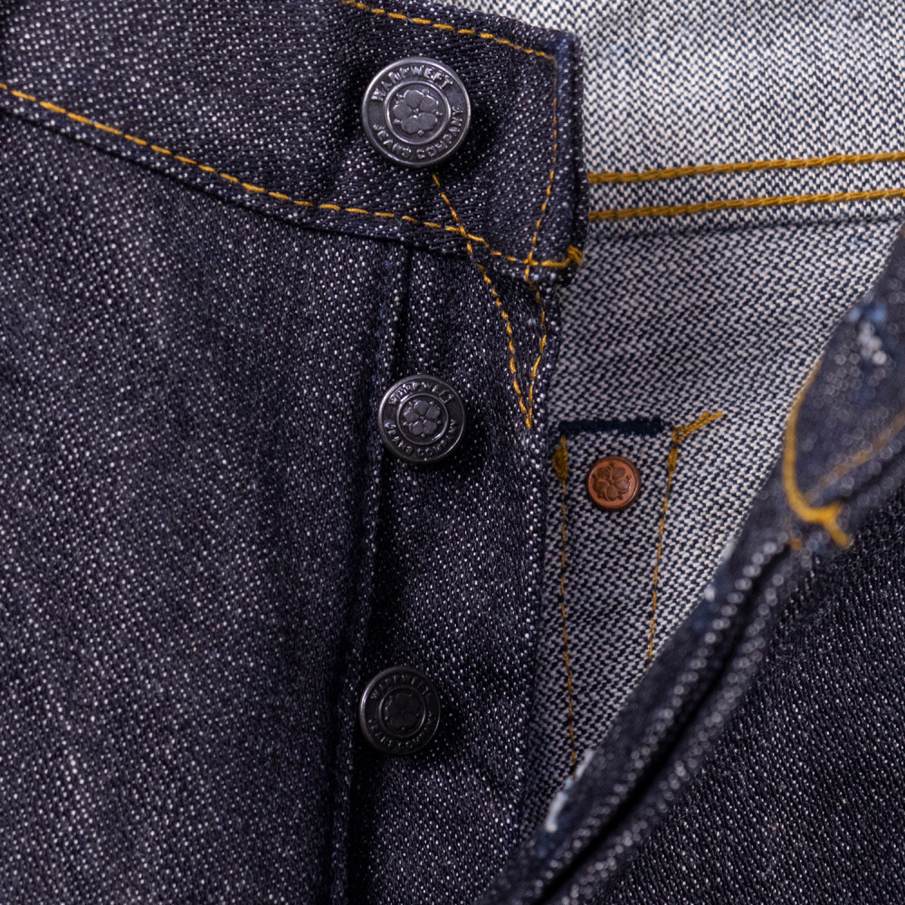 Джинсы WarpWeft Company - Slim Tapered - 18 oz JUNMAI Tri Color Broken ...